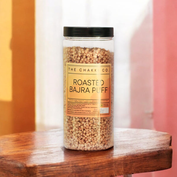 Buy Roasted Bajra Puff – Healthy & Crunchy Snack | The Chakki Co.