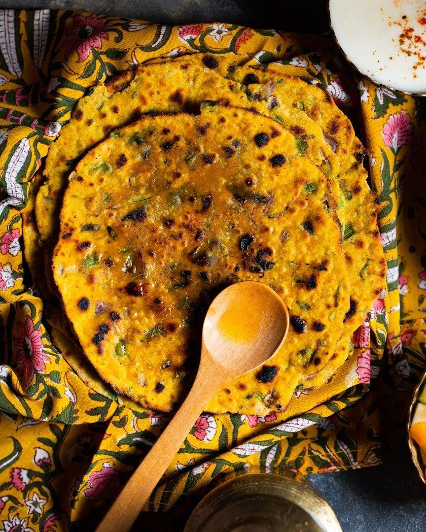 Missi Roti Atta | Chana Dal, Wheat, Hing, Dhania, Degi Mirch, Ajwain ...